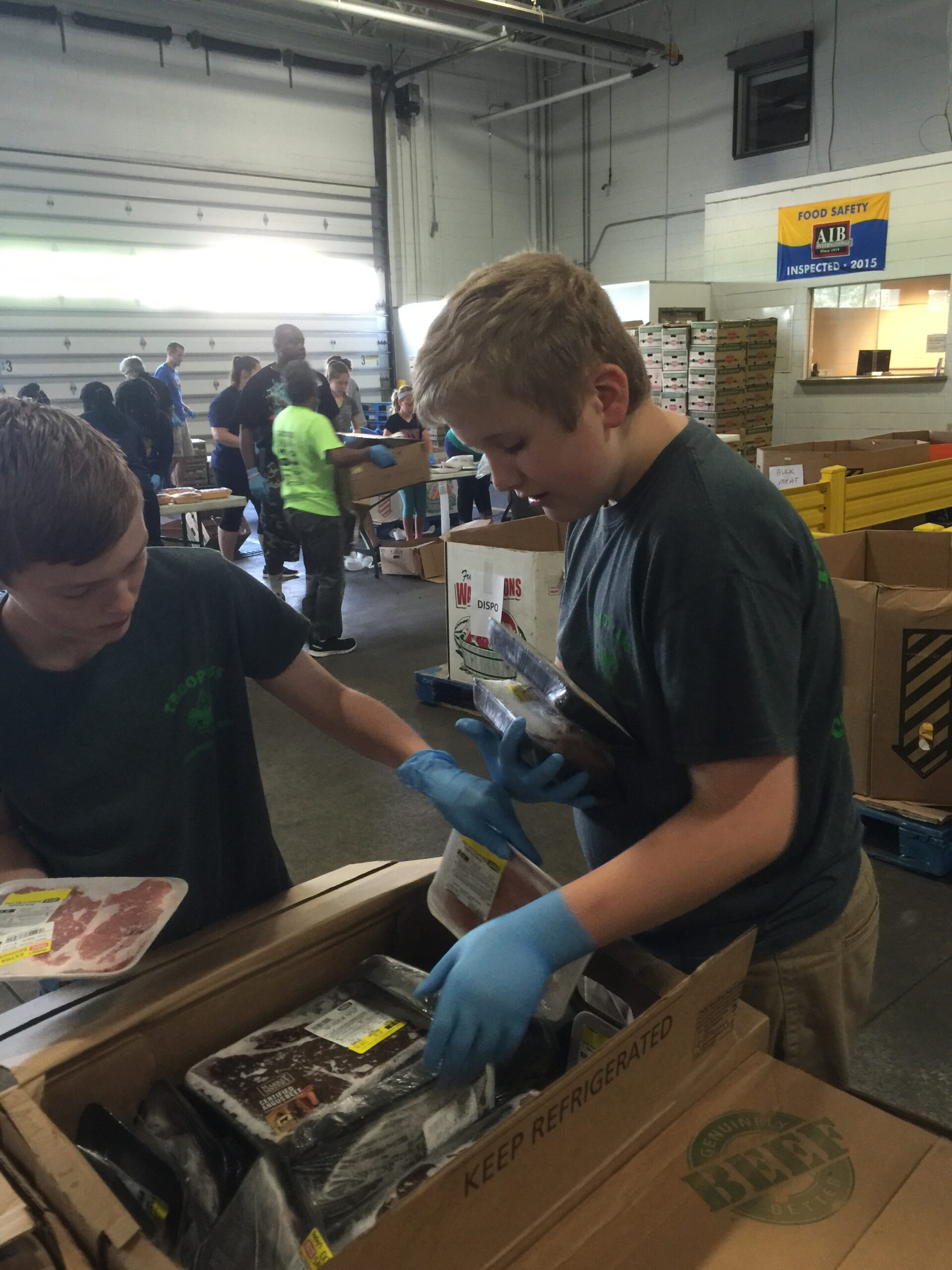 Food Bank Service Hours – Scout Troop 155